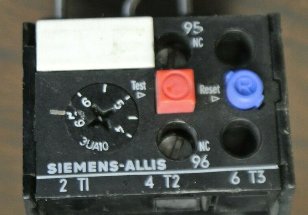SIEMENS-ALLIS OLR0630CC0 OVERLOAD RELAY 4.0-6.3A – Select Surplus